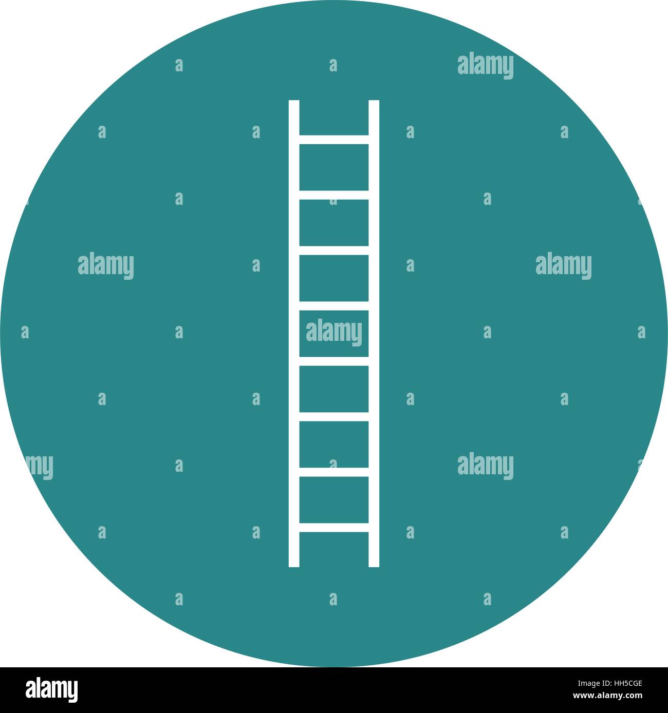 Construction ladder icon Stock Vector Images - Alamy
