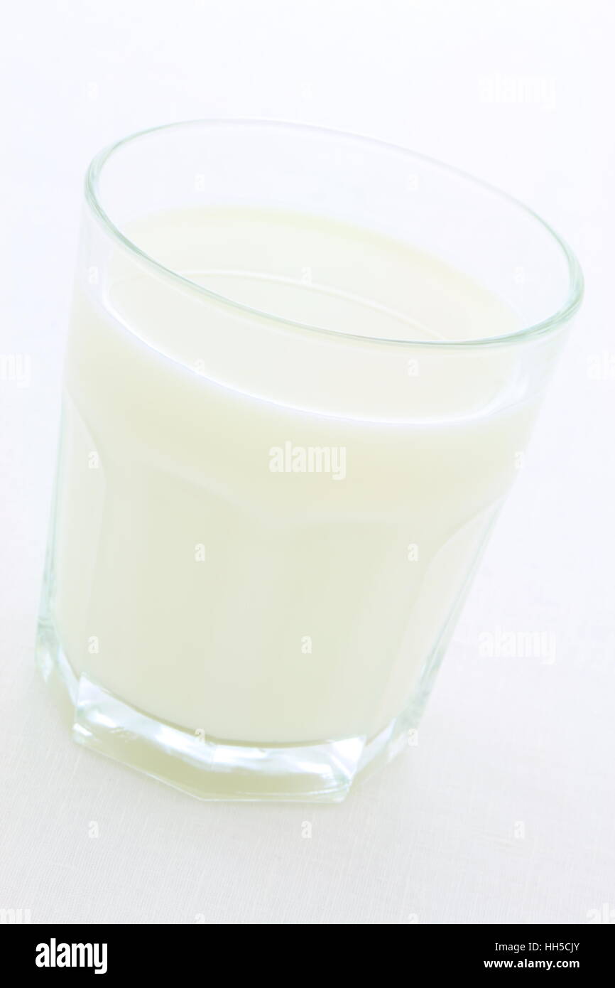 Delicious fresh milk, one of the primary sources of nutrition Stock ...