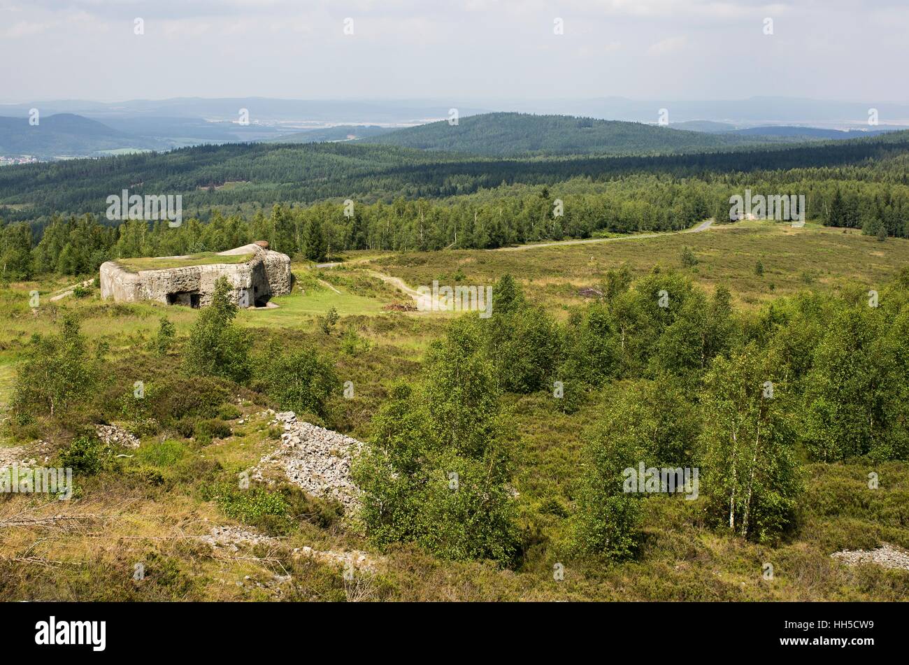 Bunker, landing surface, Jordan Stock Photo - Alamy