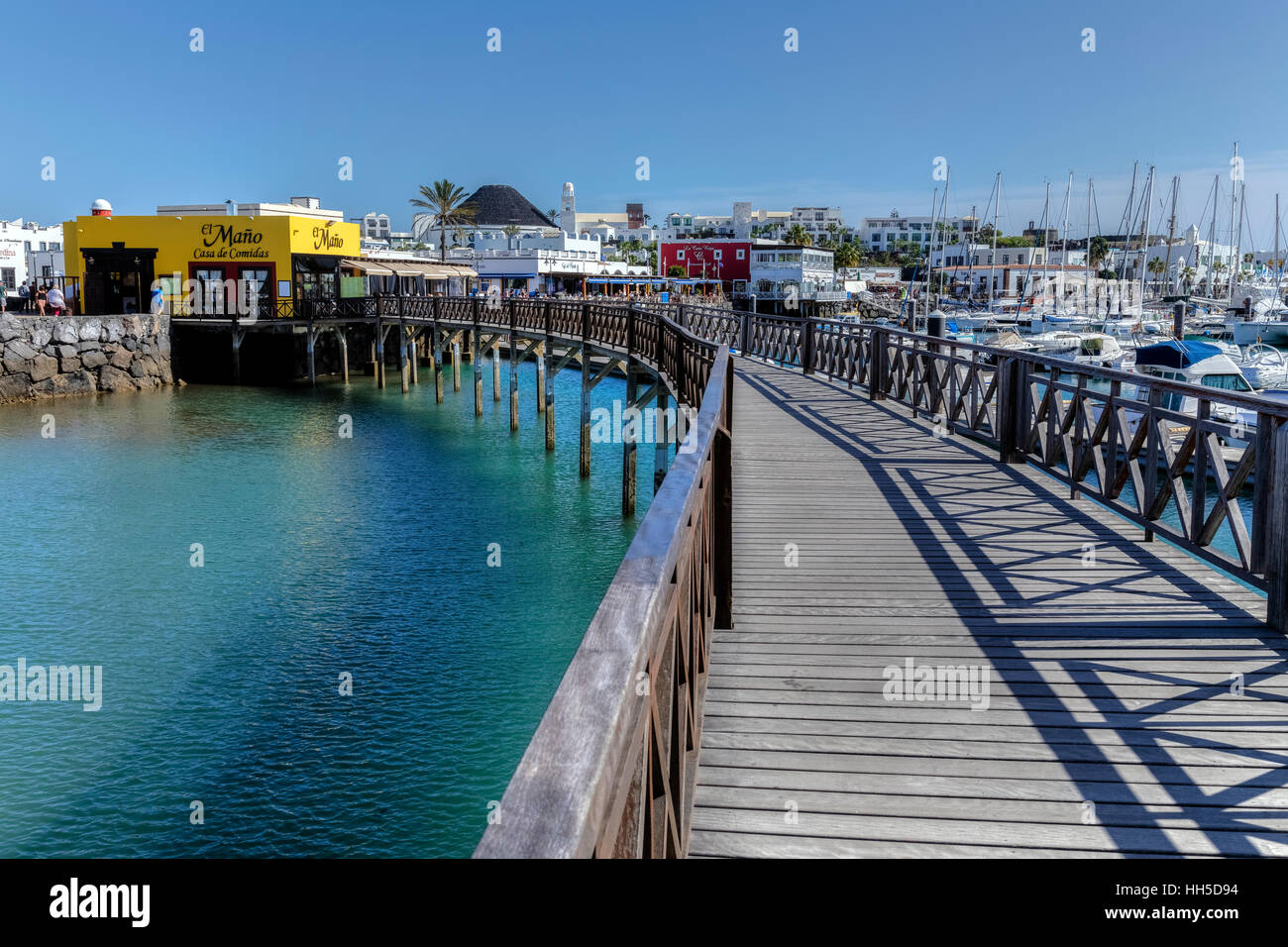Marina Rubicon, Playa Blanca, Lanzarote, Canary Islands, Spain Stock ...