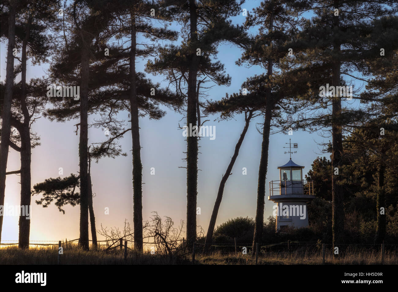Lepe lighthouse, New Forest, Hampshire, England Stock Photo - Alamy