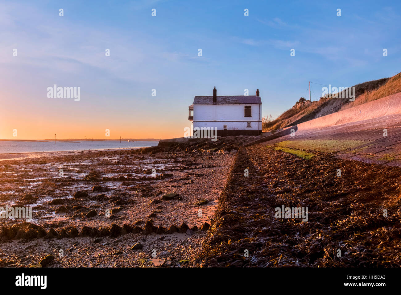 Lepe watch house, New Forest, Hampshire, England Stock Photo - Alamy