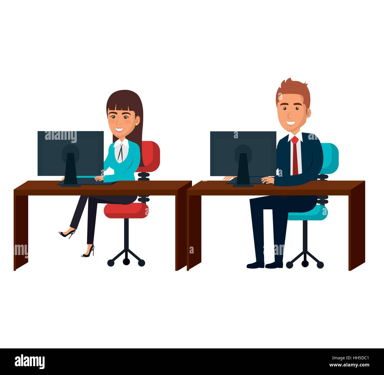 bussiness people working icon vector illustration design Stock Vector ...