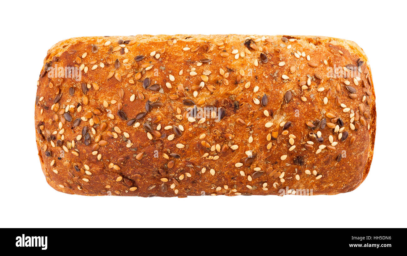 bread isolated top view Stock Photo - Alamy