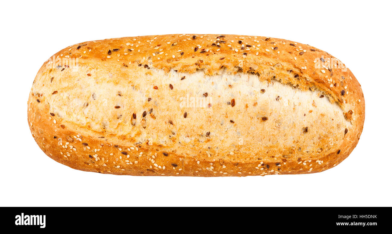 bread isolated top view Stock Photo - Alamy