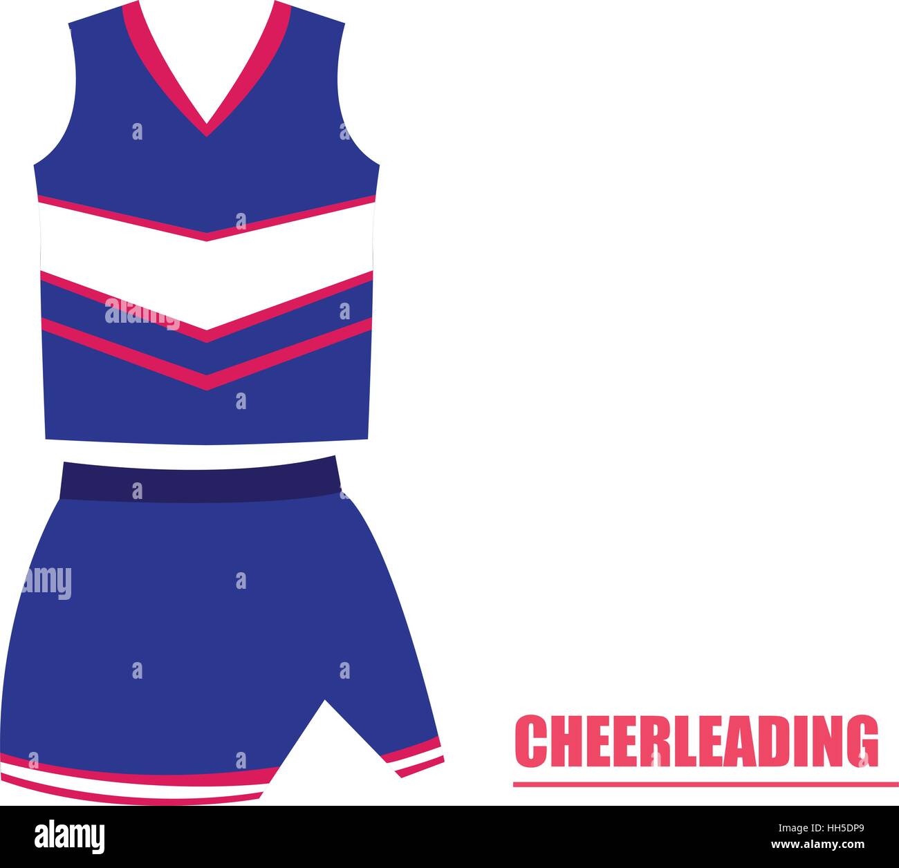 Isolated cheerleading uniform Stock Vector Image & Art - Alamy