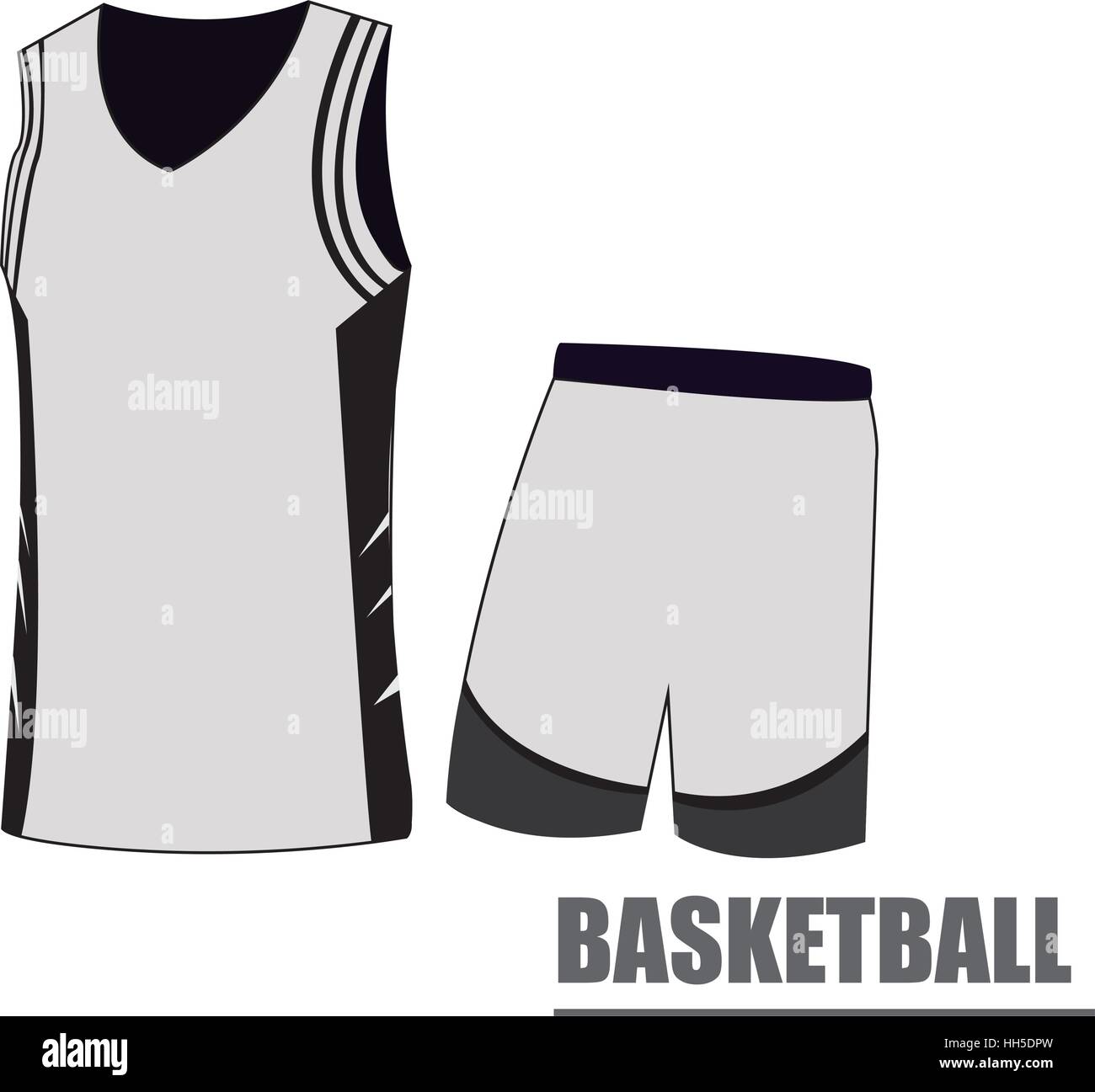 Isolated basketball uniform Stock Vector Image & Art - Alamy