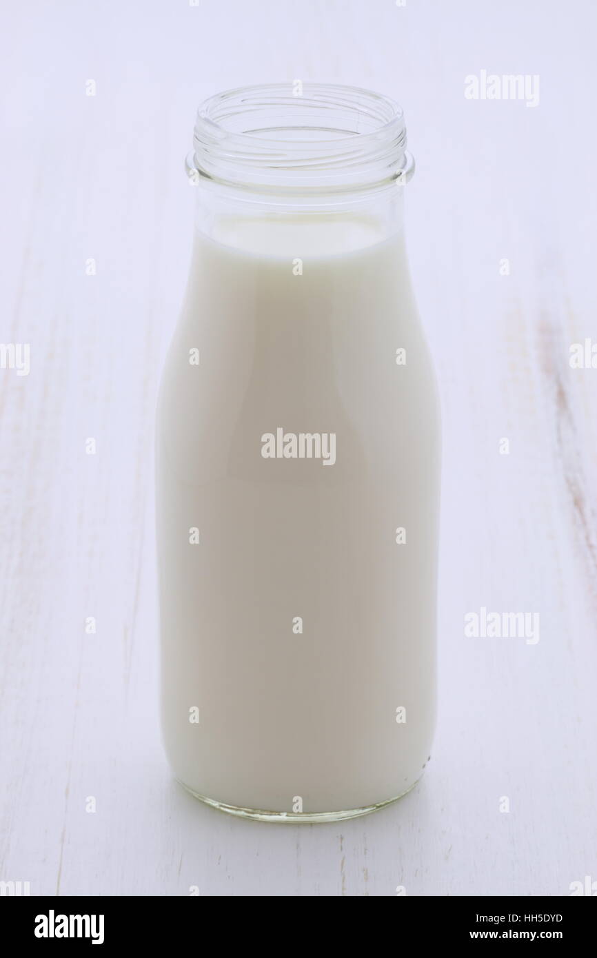 Delicious fresh milk, one of the primary sources of nutrition Stock ...