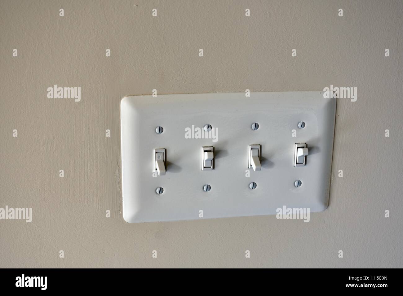 A light switch in a residential home Stock Photo - Alamy