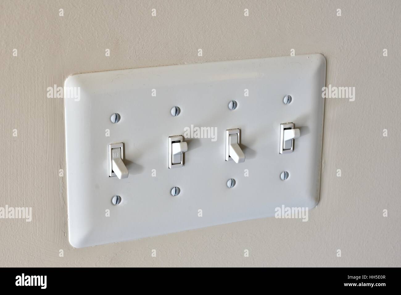 A light switch in a residential home Stock Photo - Alamy