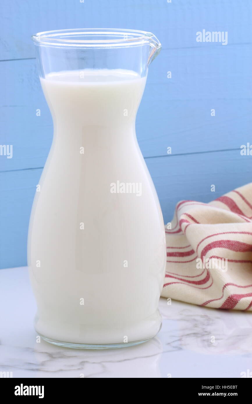 Delicious fresh milk, one of the primary sources of nutrition on ...