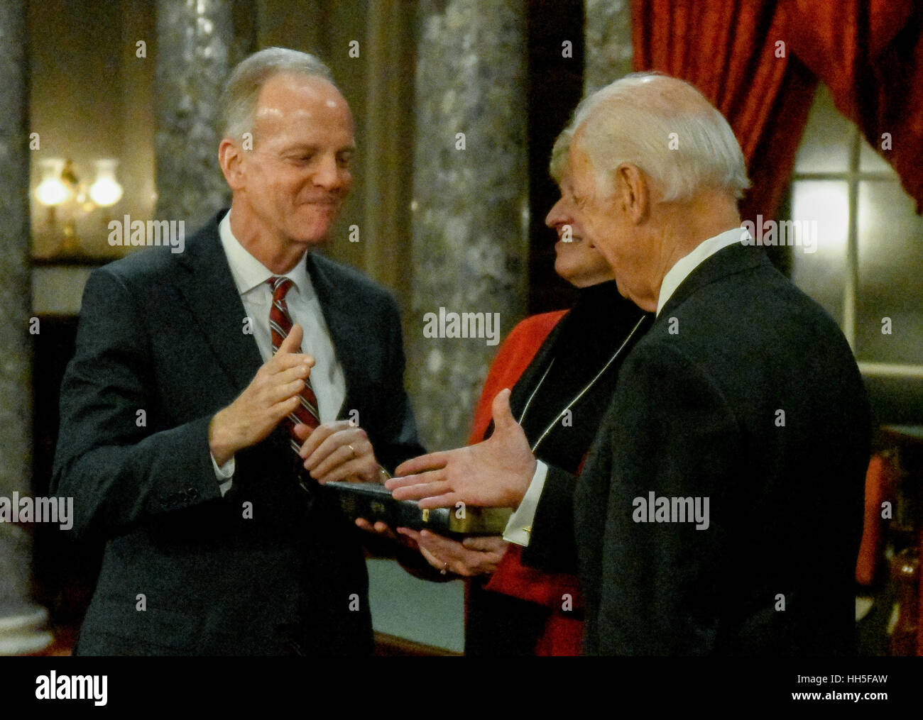 Washington, DC. USA, 3rd January 2017 Senator Jerry Moran (R-KS) is ...