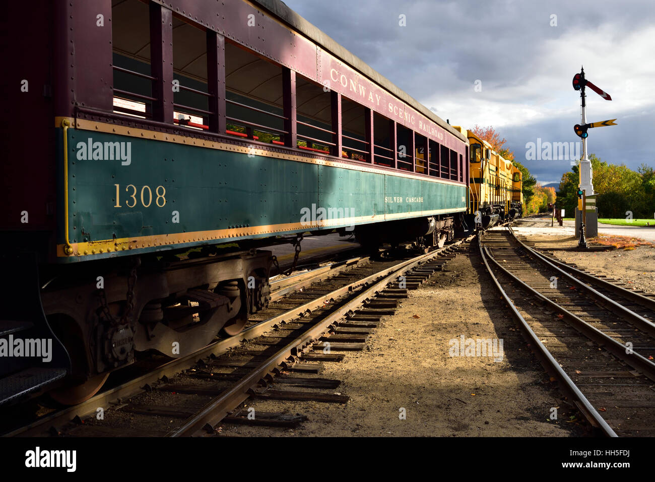 The north conway train station hi-res stock photography and images - Alamy