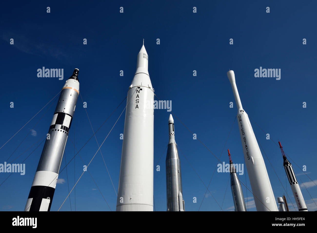 Rockets on Display at the Kennedy Space Center Stock Photo - Alamy