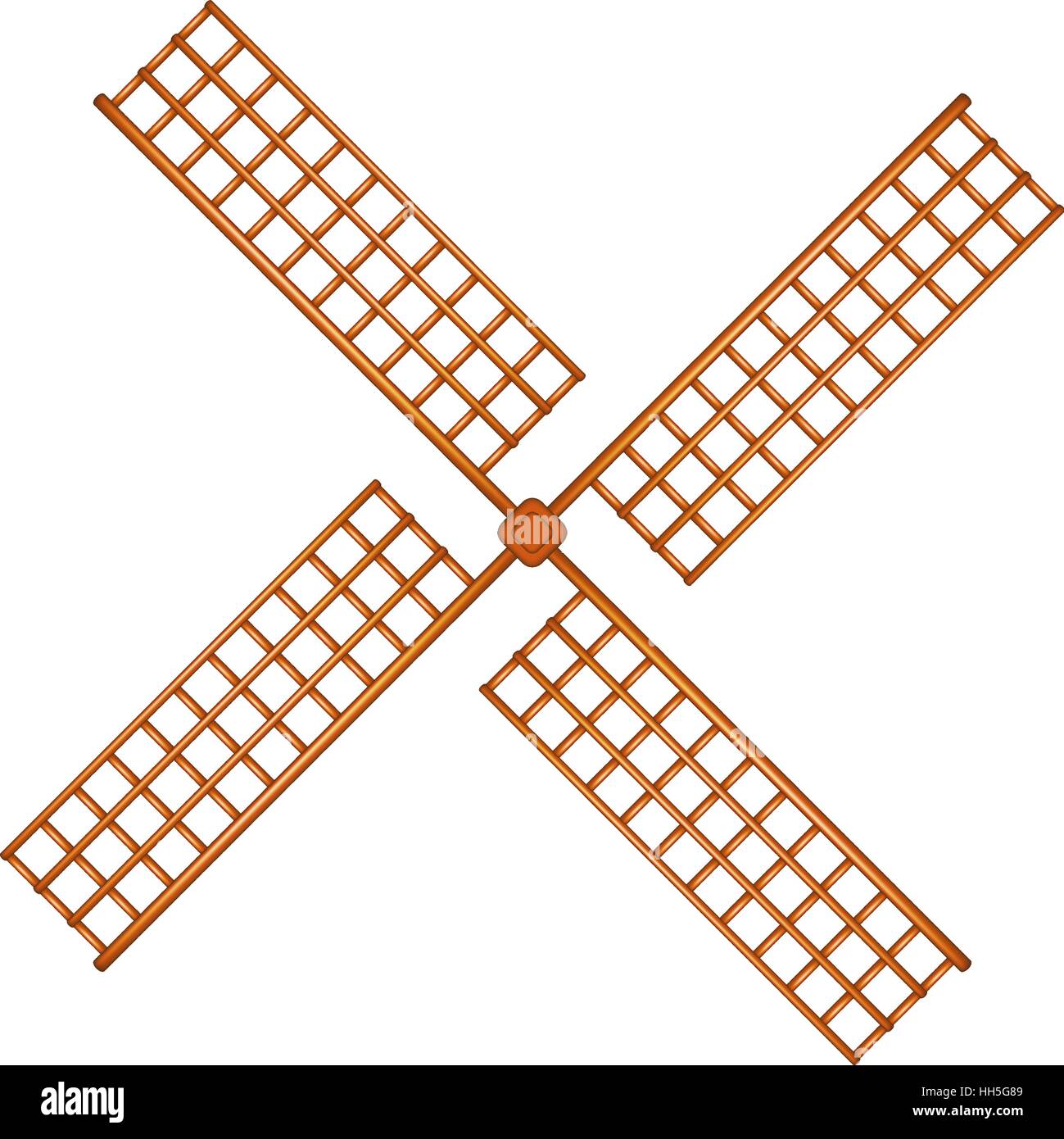 Windmill wood Stock Vector Images - Alamy