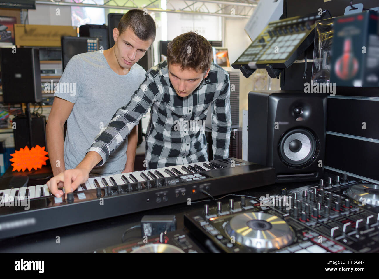 the music shop Stock Photo - Alamy
