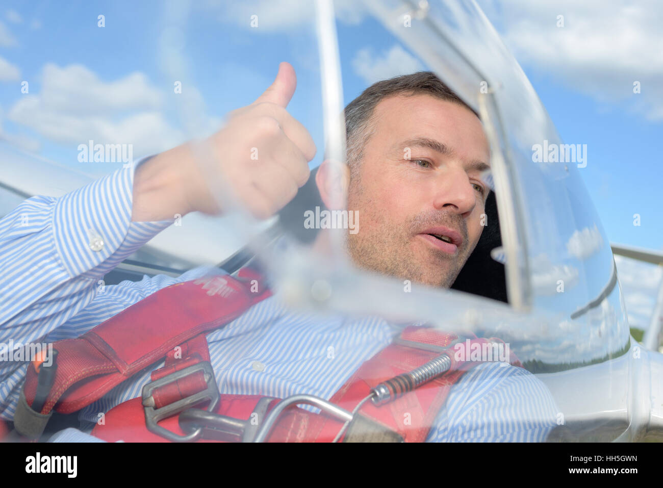 giving the signal Stock Photo - Alamy