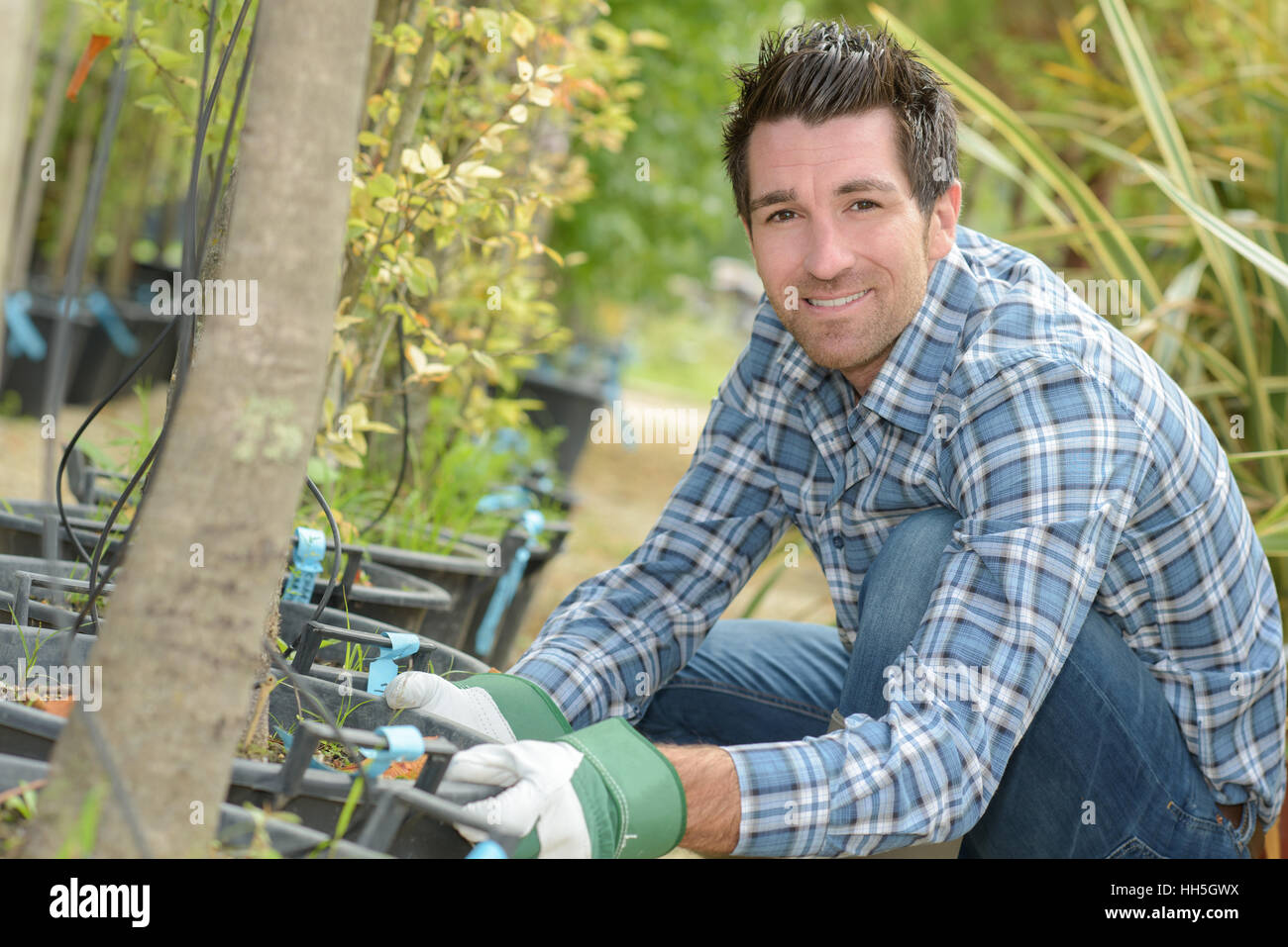 Portrait of horticulturist Stock Photo - Alamy
