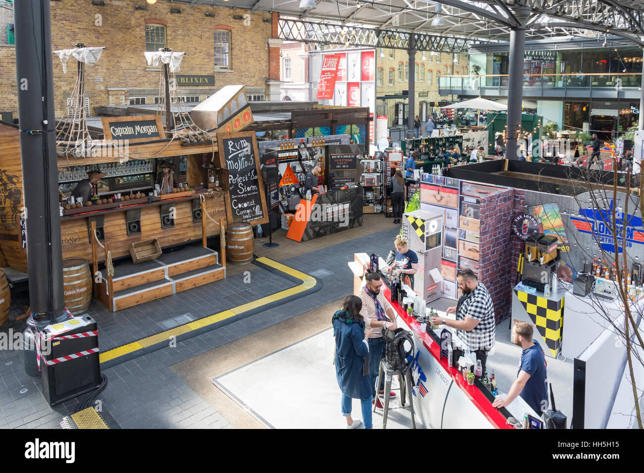 London Cocktail Week in Old Spitalfields Market, Spitalfields, London ...