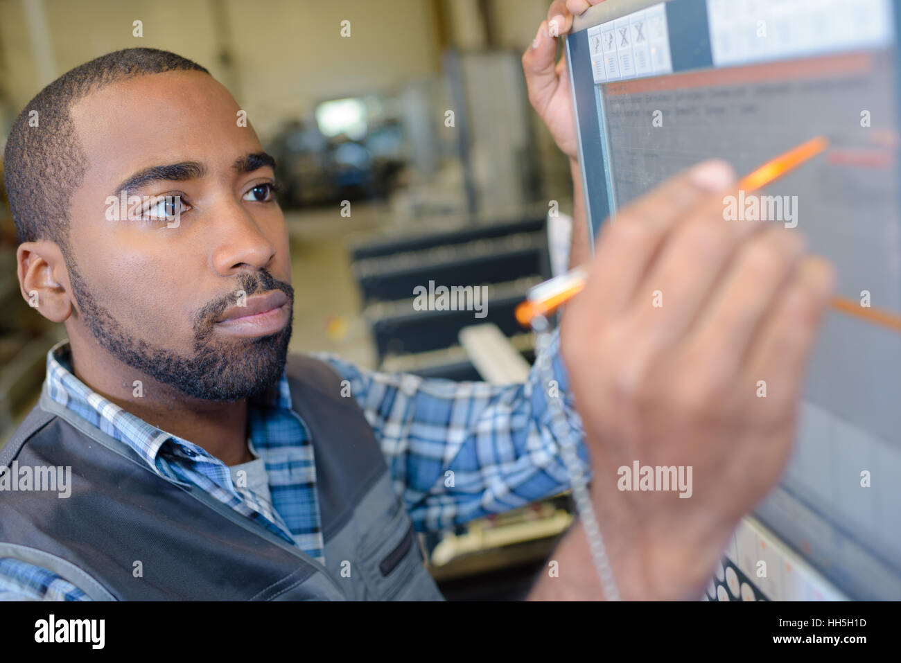 input modification work Stock Photo - Alamy