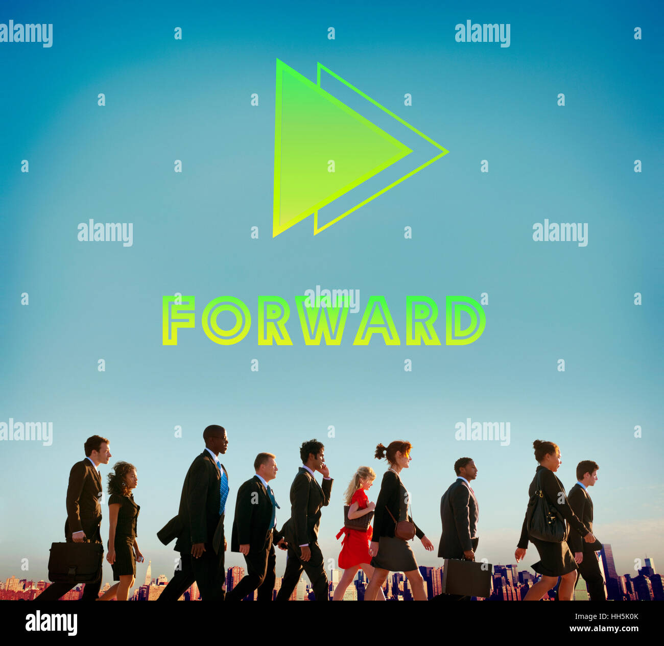 Goals Aim Forward Positivity Success Mission Concept Stock Photo - Alamy