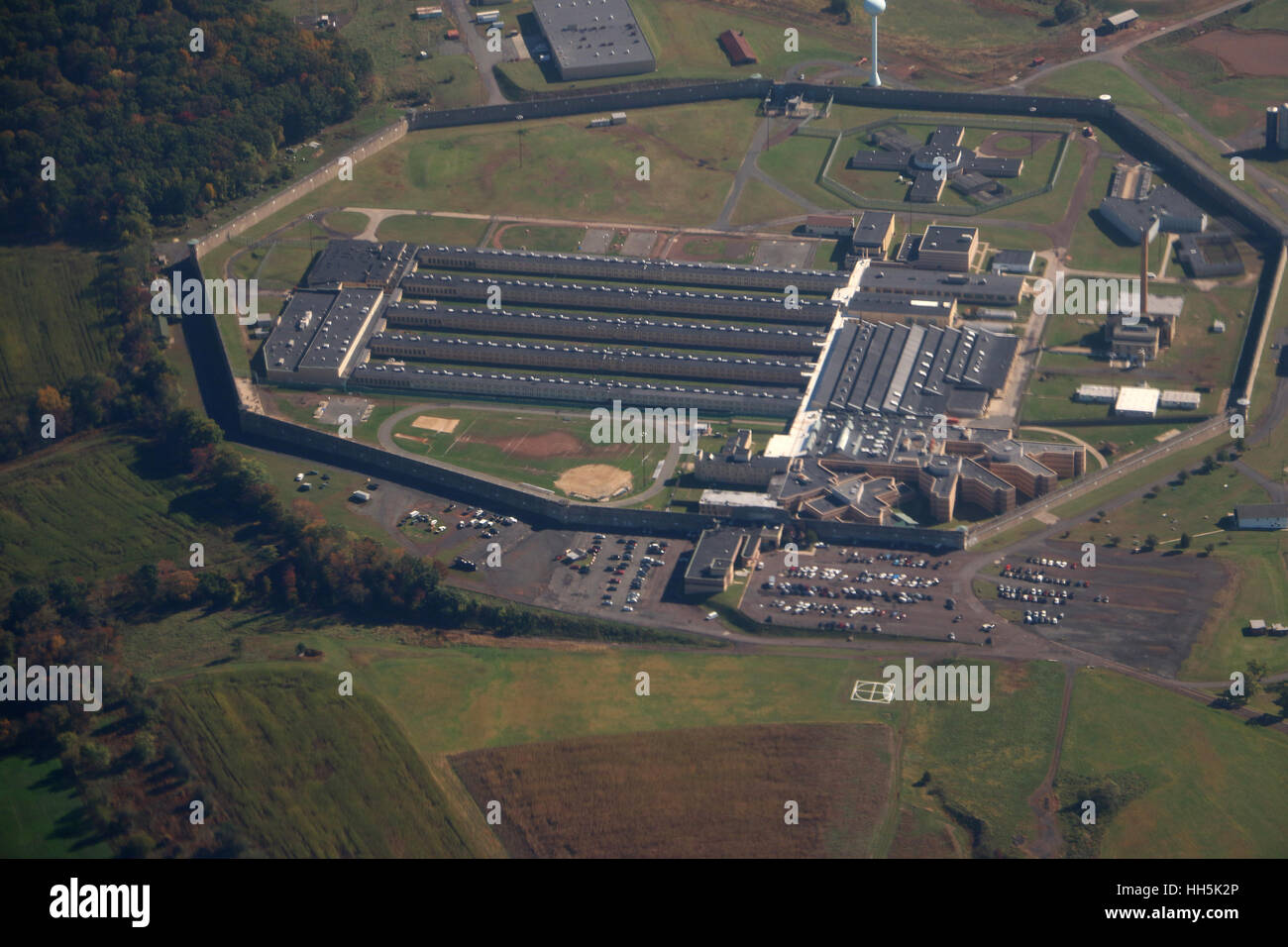 Prison aerial Pennsylvania Stock Photo - Alamy