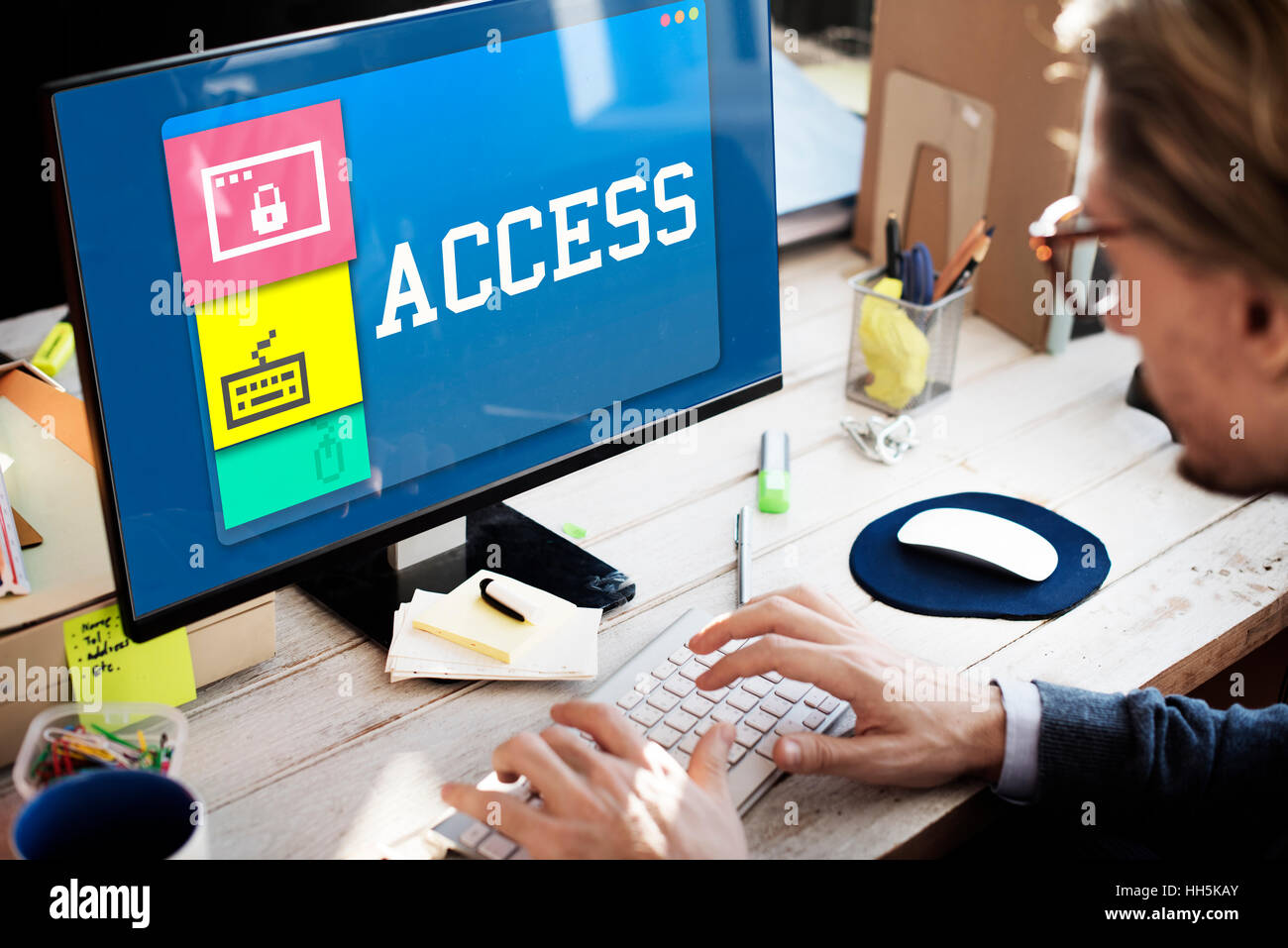Access Connection Internet Technology Concept Stock Photo - Alamy