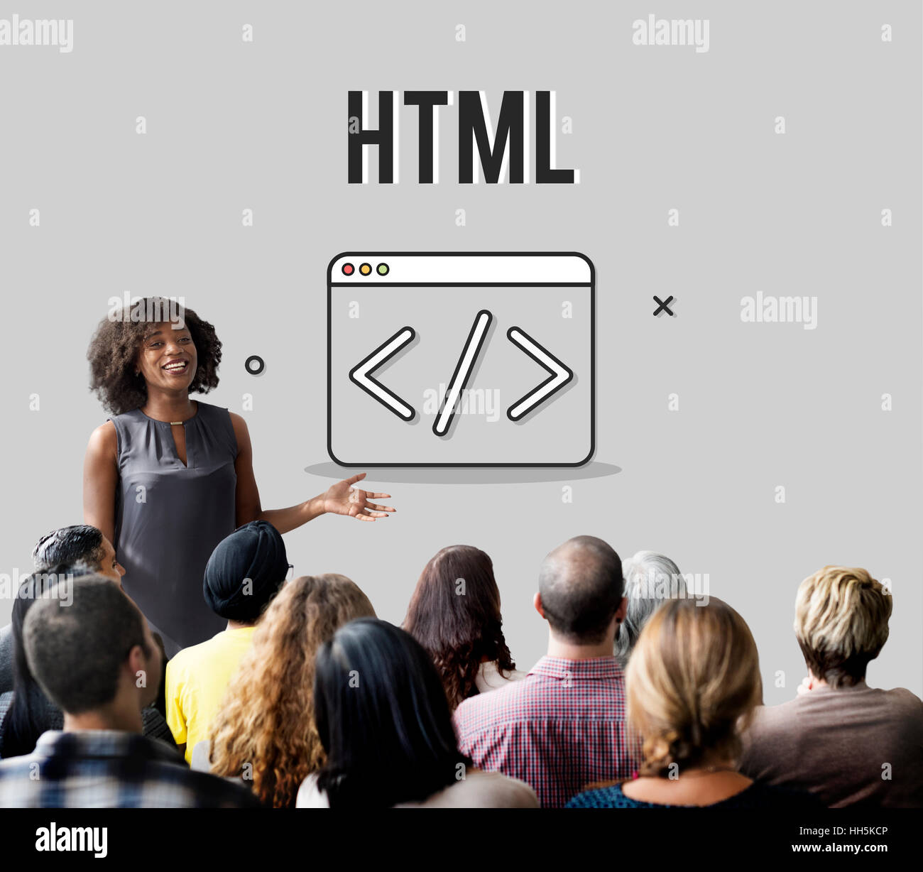 Web Development Symbol Icon Concept Stock Photo - Alamy