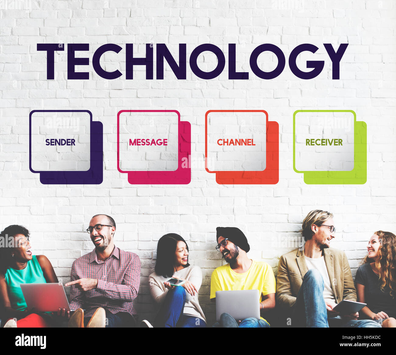 Technology Digital Evolution Innovation Net Concept Stock Photo - Alamy