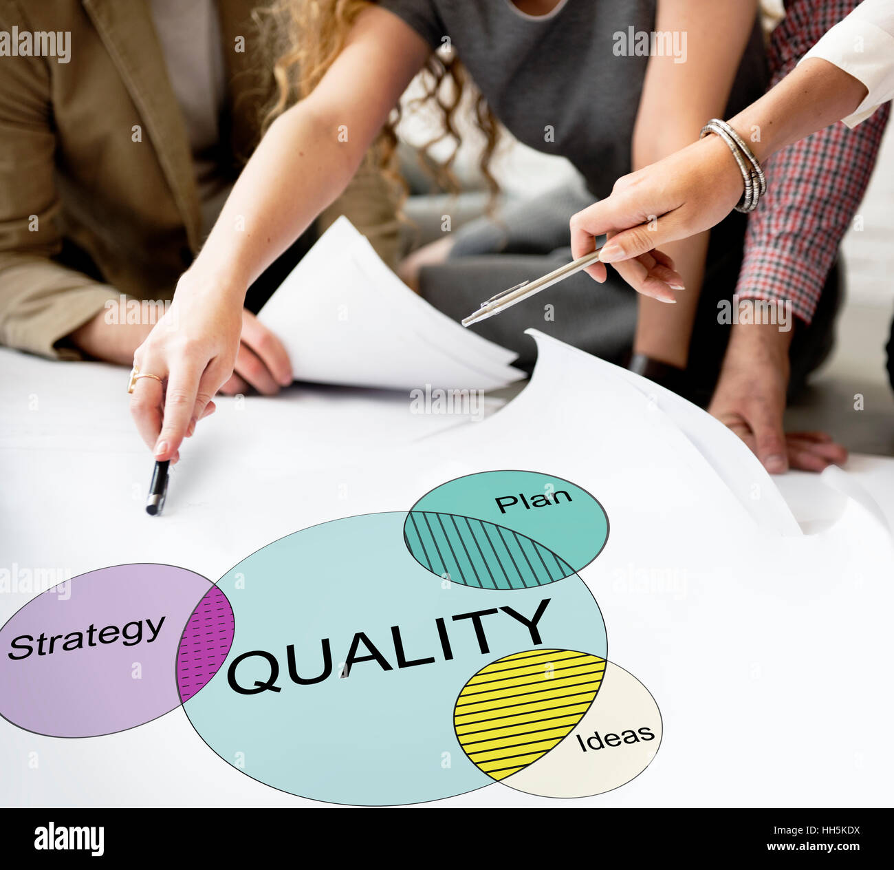 Improve Increase Qulity Goals Concept Stock Photo - Alamy