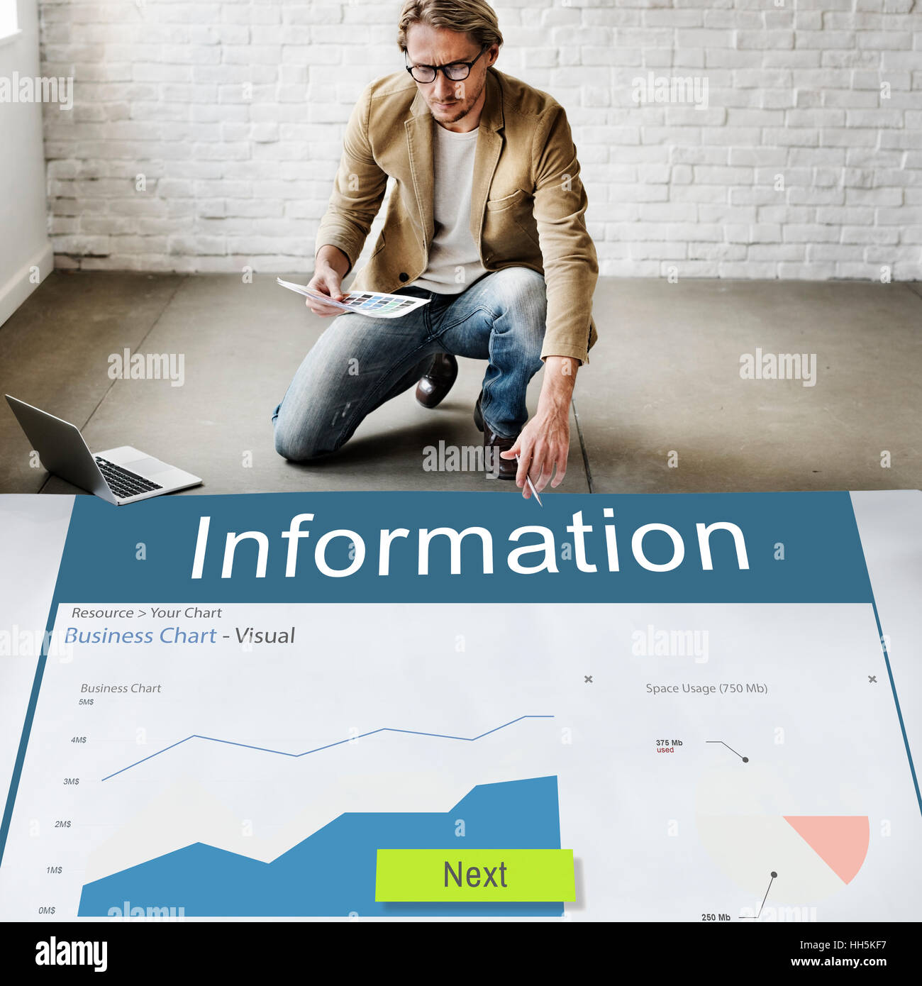 Information Performance Analysis Report Graphic Concept Stock Photo - Alamy