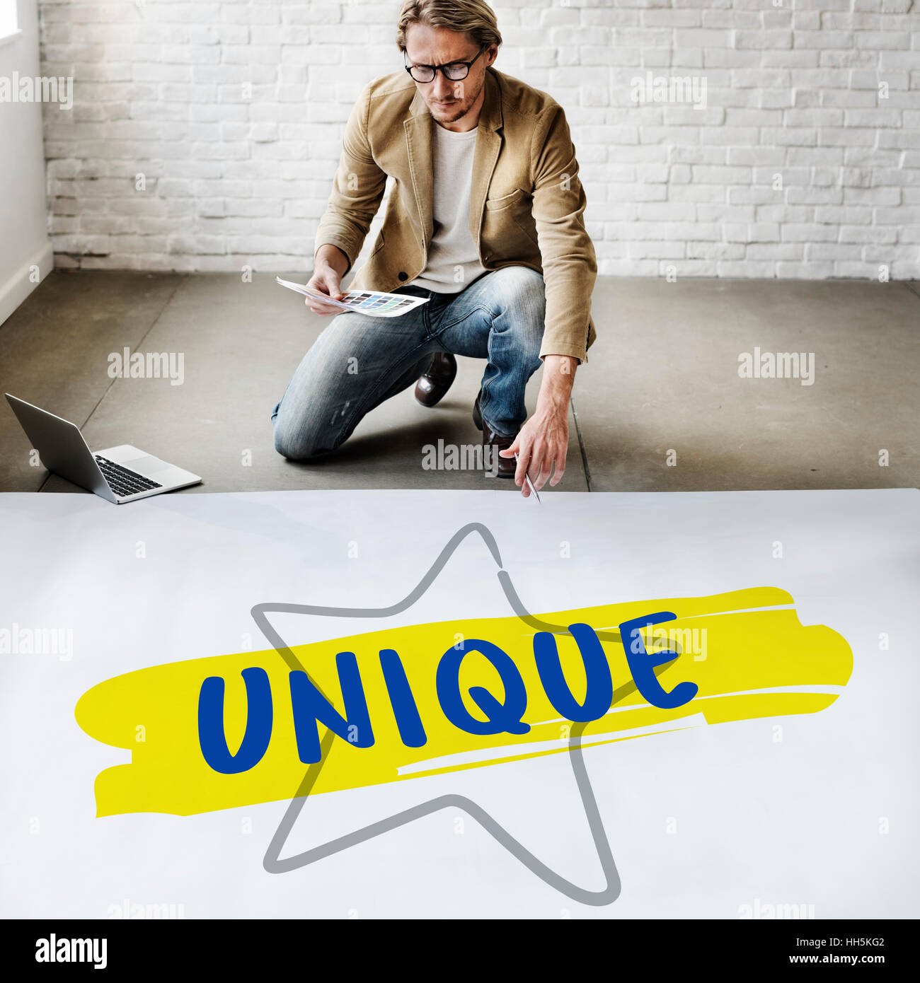 Special Unique Different Star Concept Stock Photo - Alamy