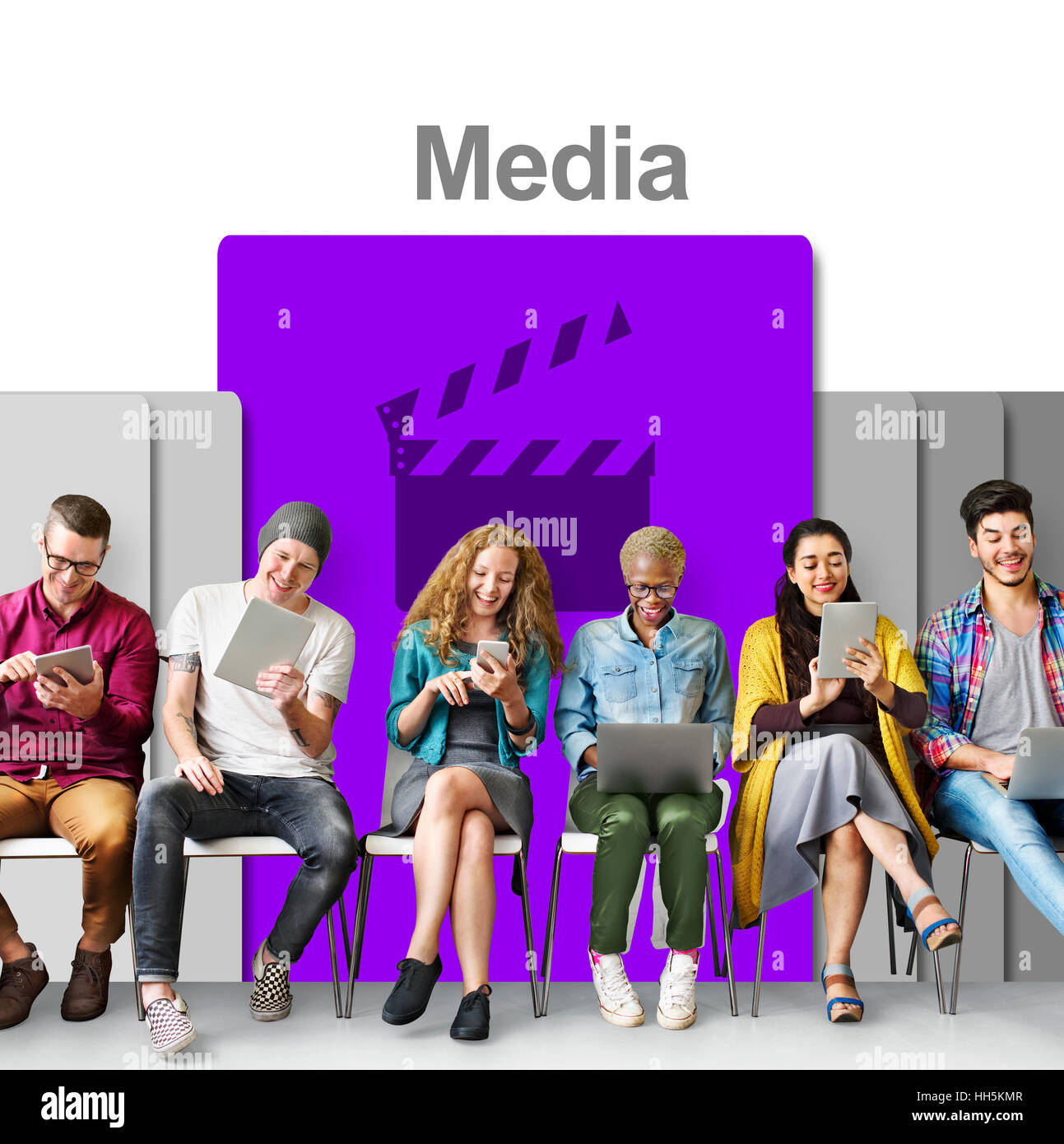 Cinema Media Movies Entertainment Concept Stock Photo - Alamy