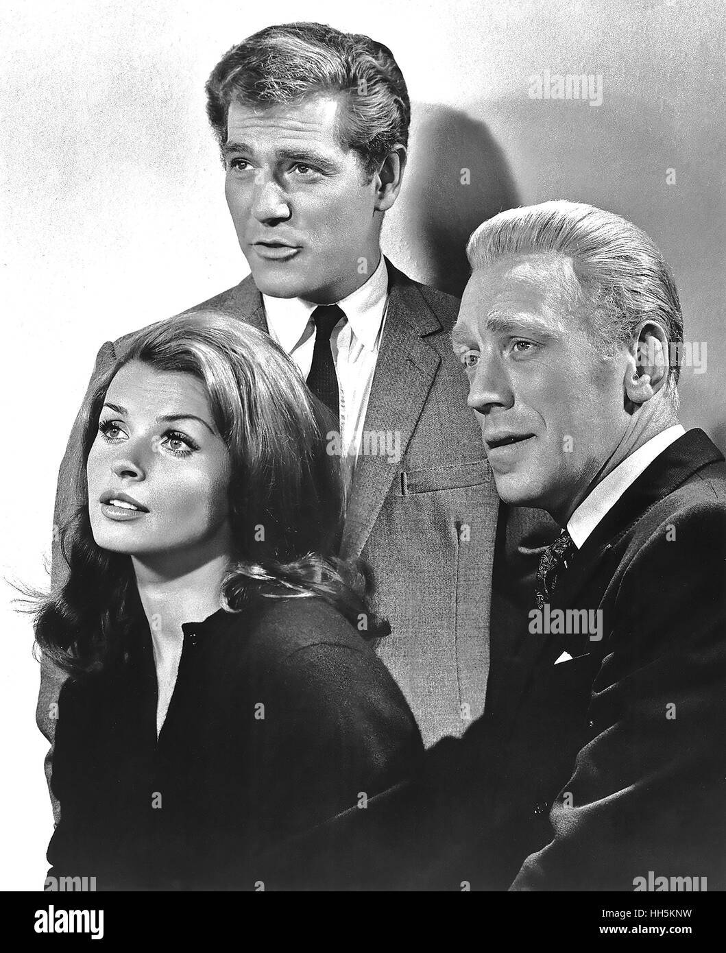 THE QUILLER MEMORANDUM 1966 Rank Organisation film with from left ...