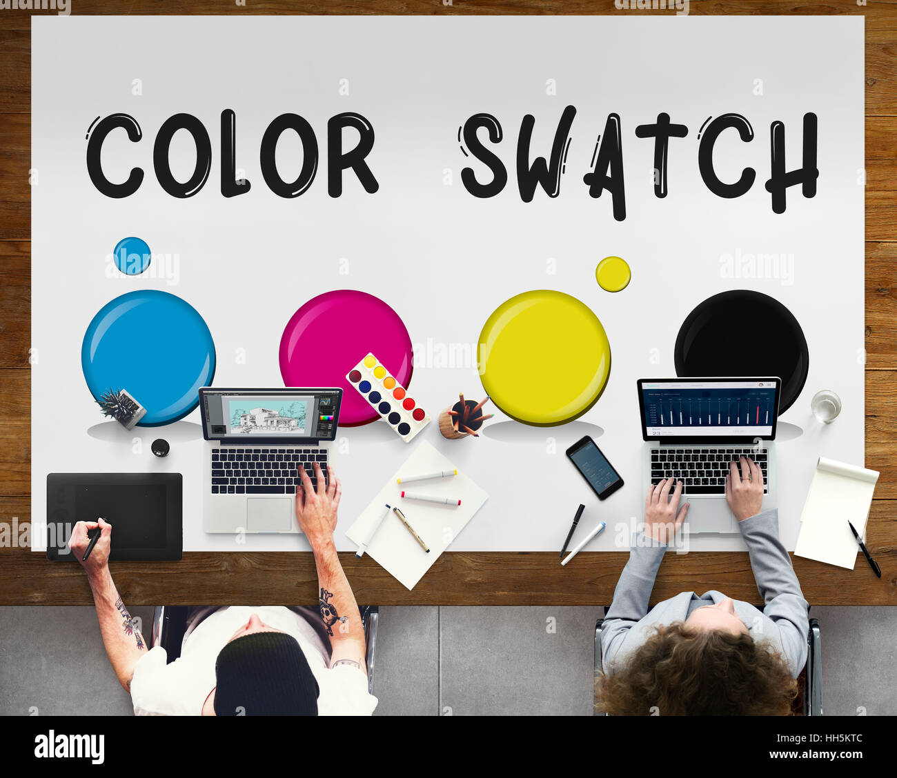 Color Swatch Design Style Concept Stock Photo - Alamy