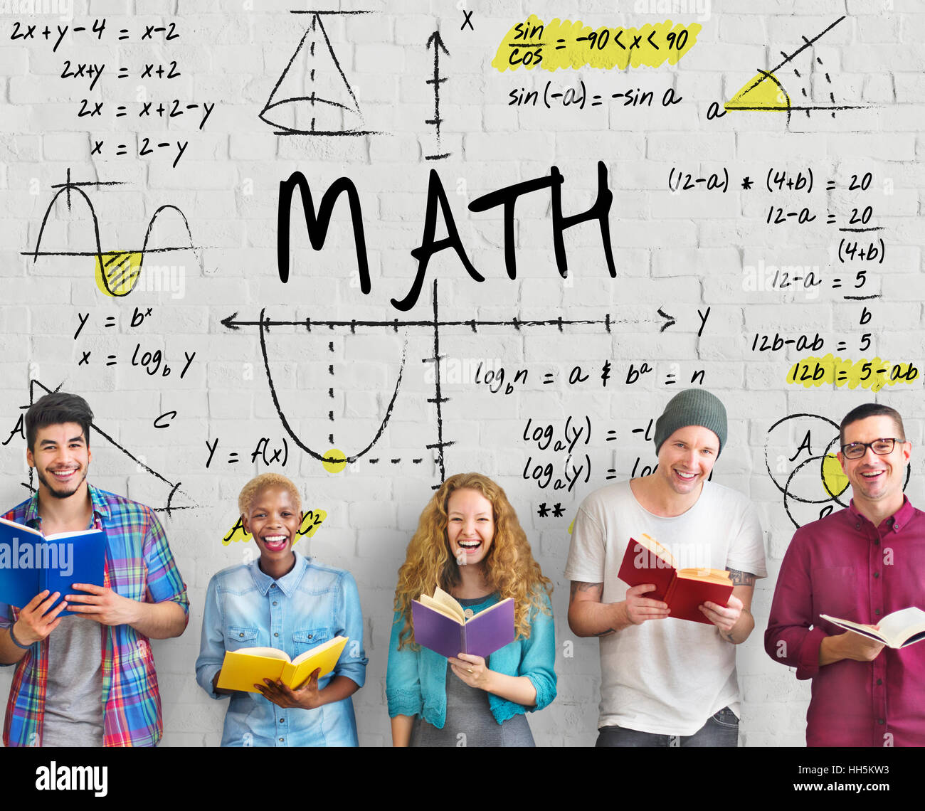Methematics Math Algebra Calculus Numbers Concept Stock Photo - Alamy