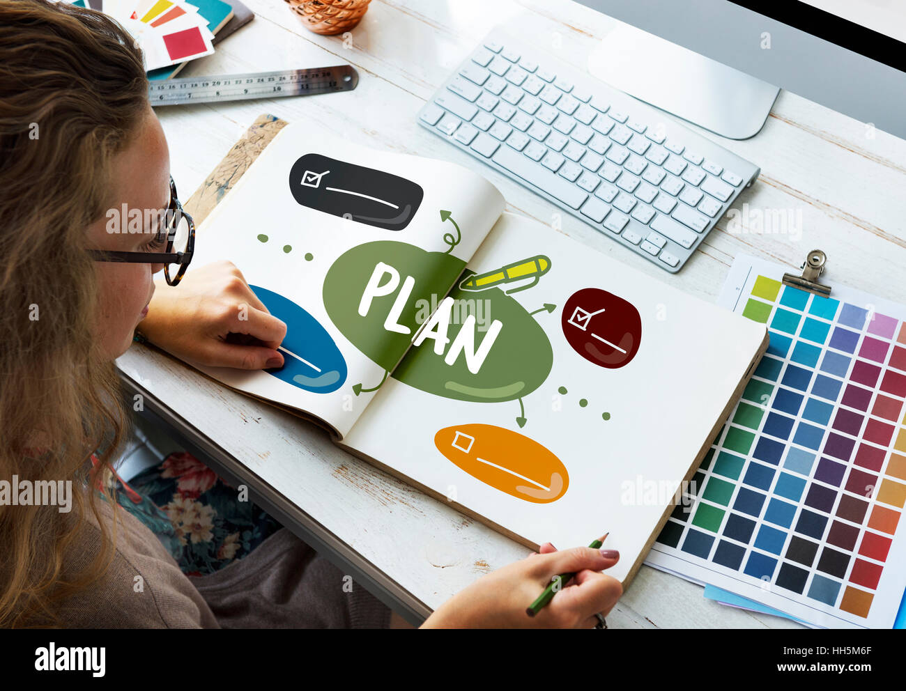 Plan Task Memo List Concept Stock Photo - Alamy