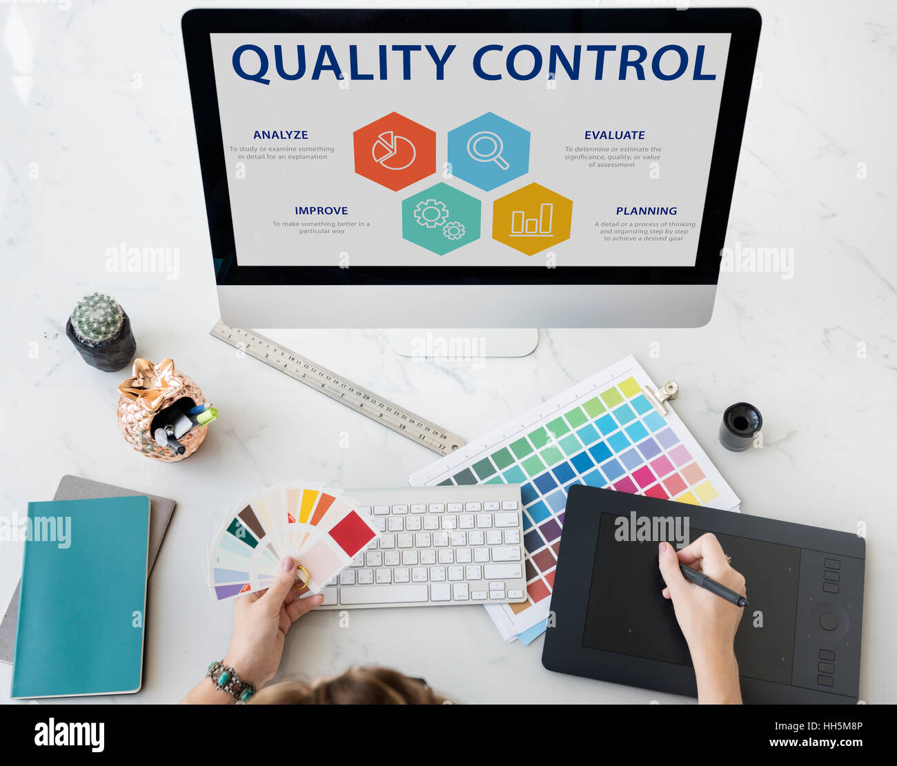 Quality Control Check Product Concept Stock Photo - Alamy