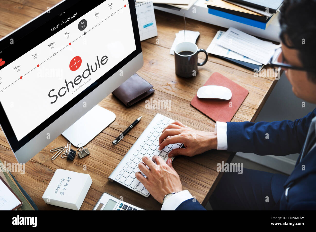 Schedule Time Management Planner Concept Stock Photo - Alamy