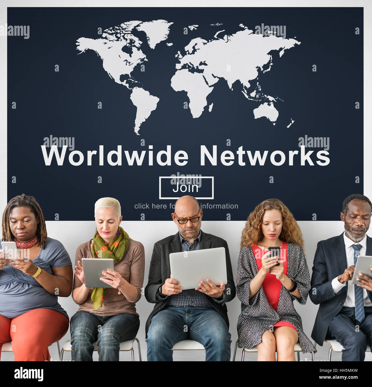 Worldwide Network Global Communication Concept Stock Photo - Alamy