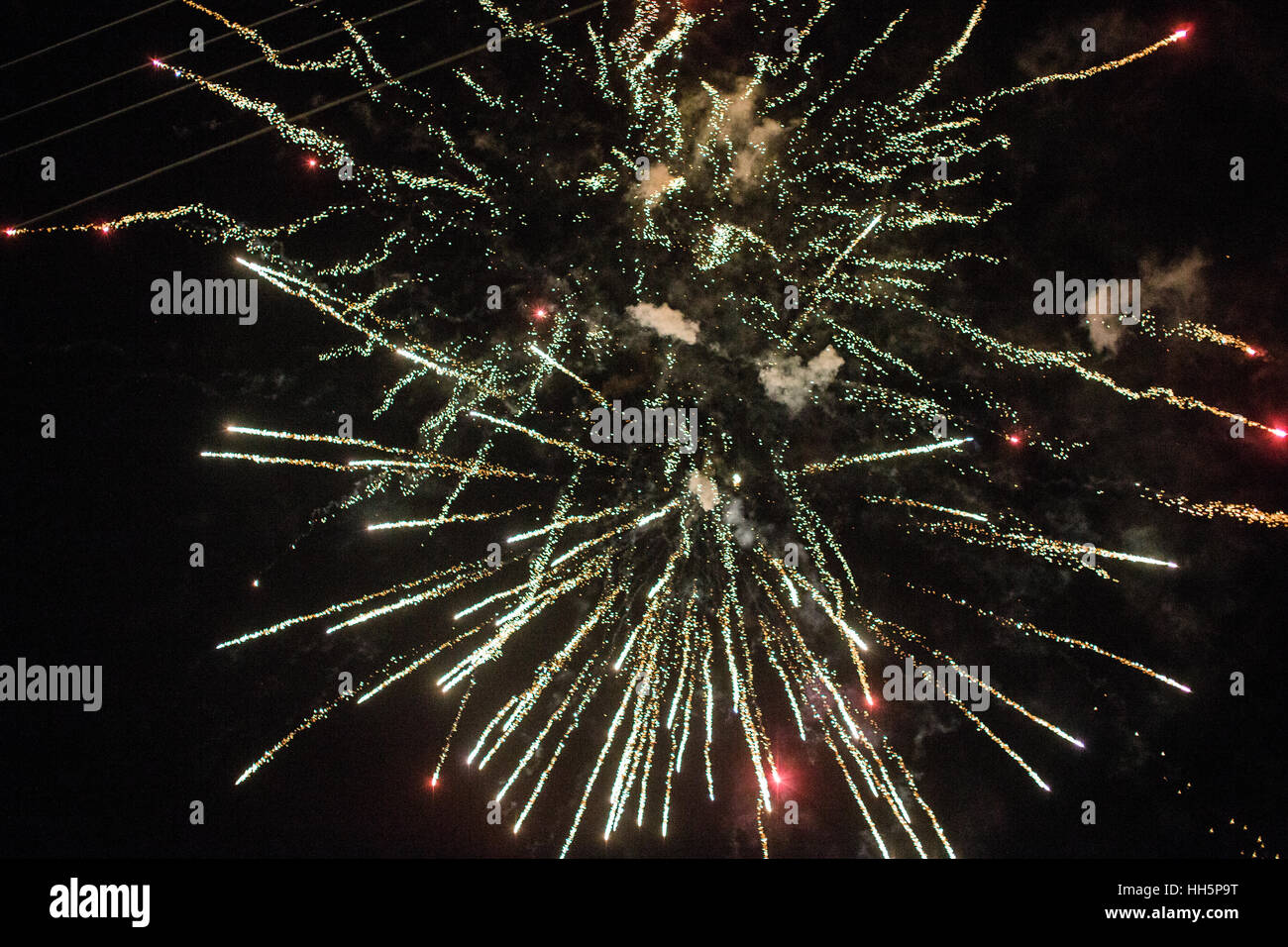 Fireworks light up sky new hi-res stock photography and images - Alamy