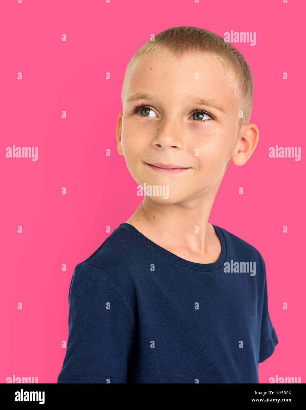 Little Kid Boy Smile Happy Concept Stock Photo - Alamy