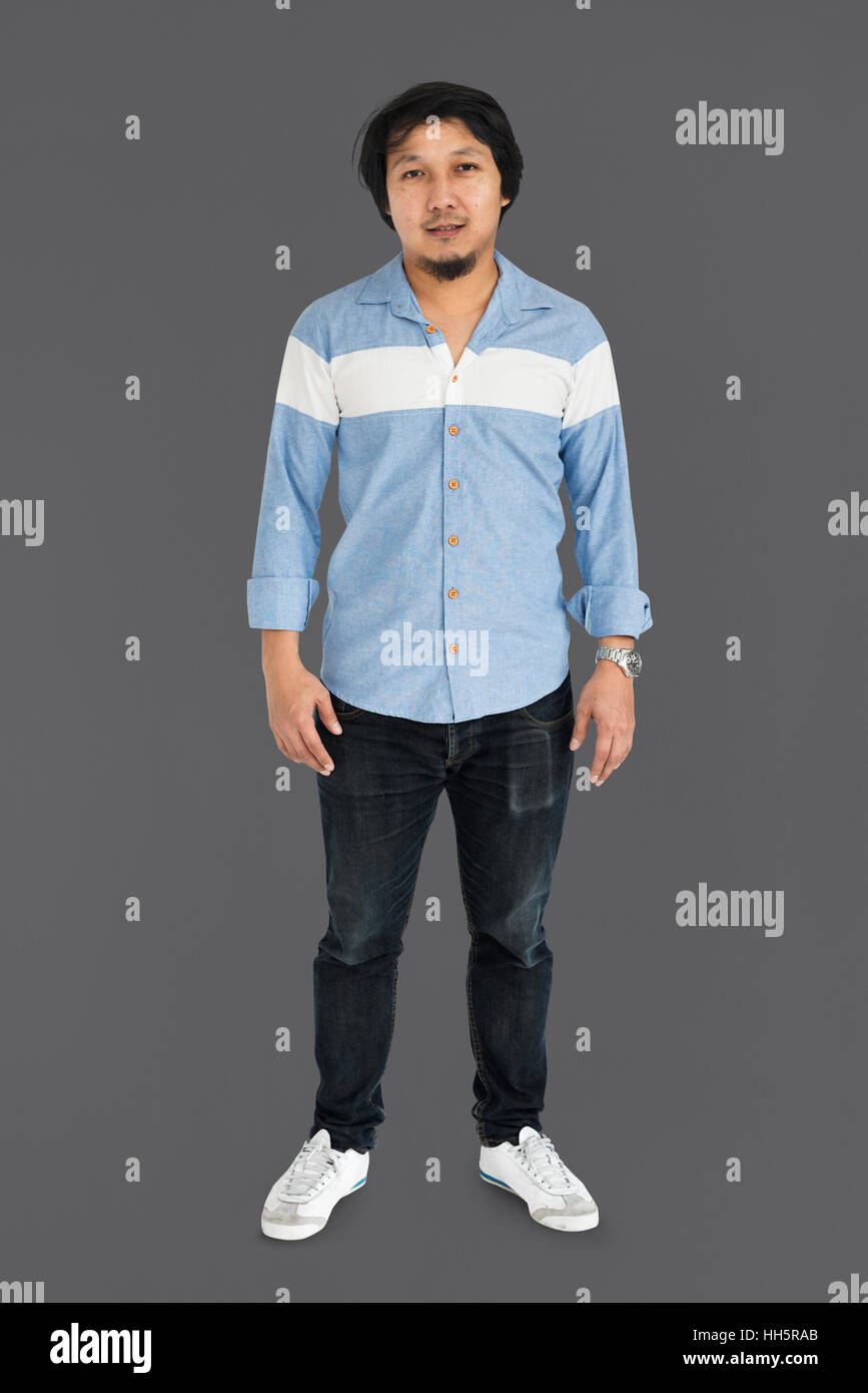 Man studio full body hi-res stock photography and images - Alamy