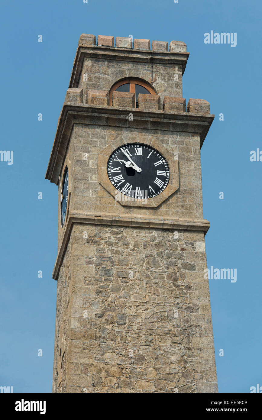 Clock tower, constructed in 1882 on the spot where the the Dutch Belfry ...