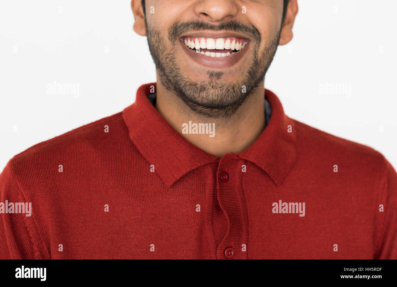 Indian Man Smiling Portrait Concept Stock Photo - Alamy