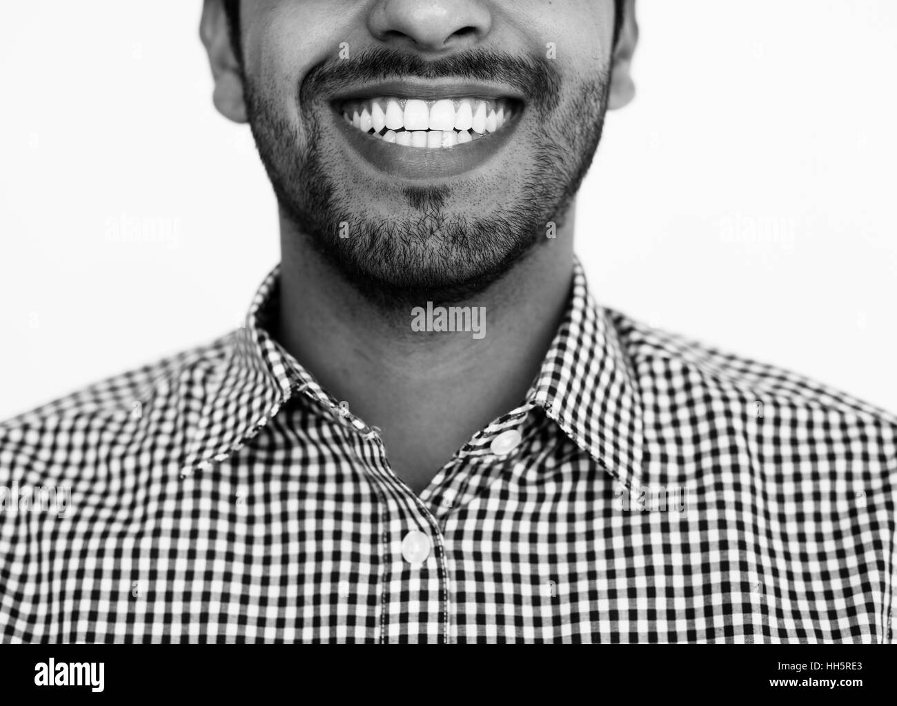 Indian Man Smiling Portrait Concept Stock Photo - Alamy