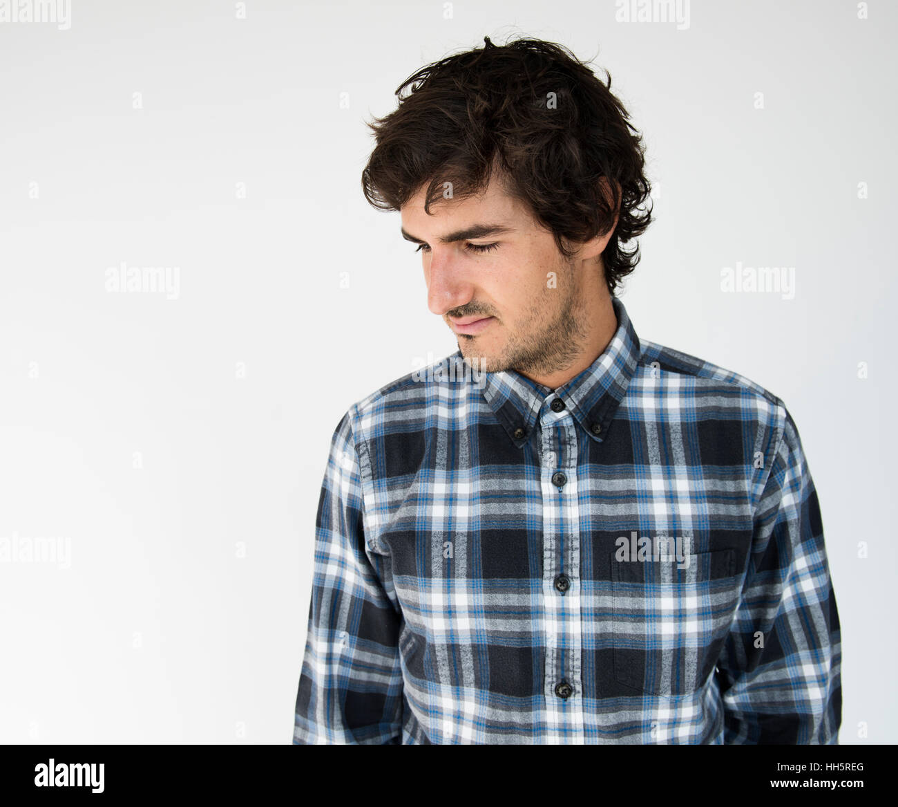 Man Serious Studio Portrait Concept Stock Photo - Alamy