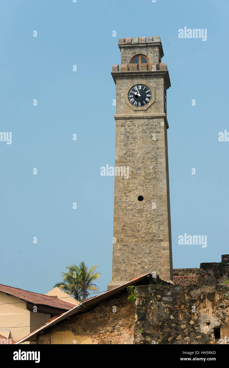 Clock tower, constructed in 1882 on the spot where the the Dutch Belfry ...