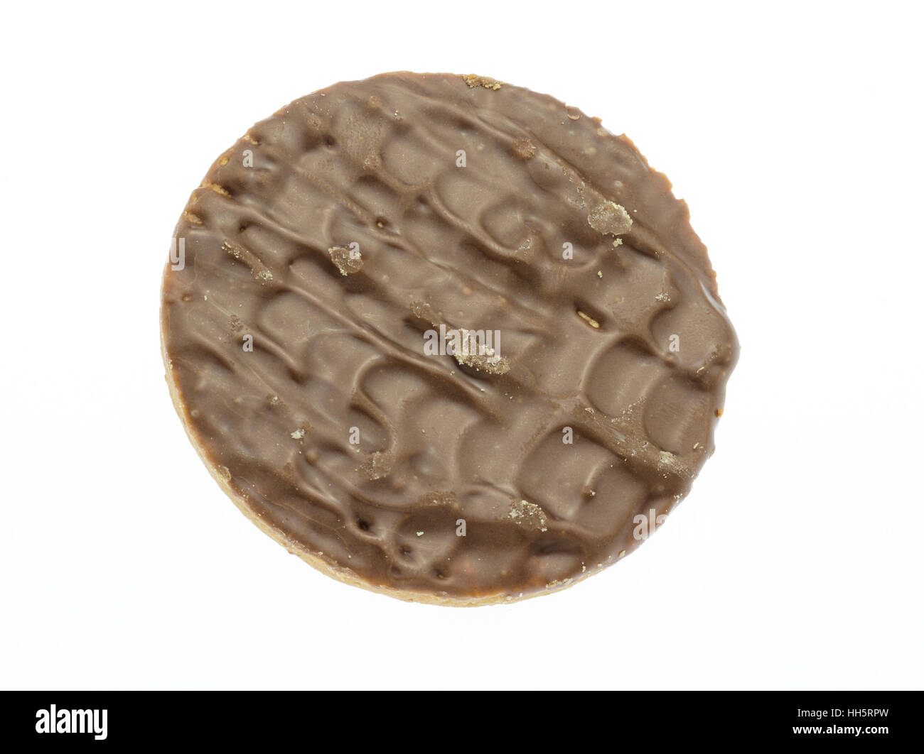 Chocolate Digestive Biscuit Stock Photo - Alamy
