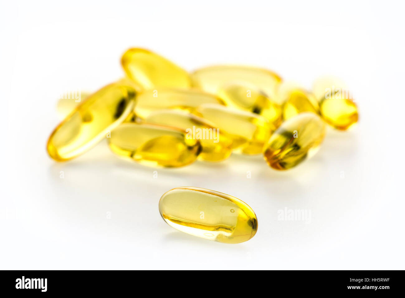 Evening Primrose Oil capsules Stock Photo - Alamy